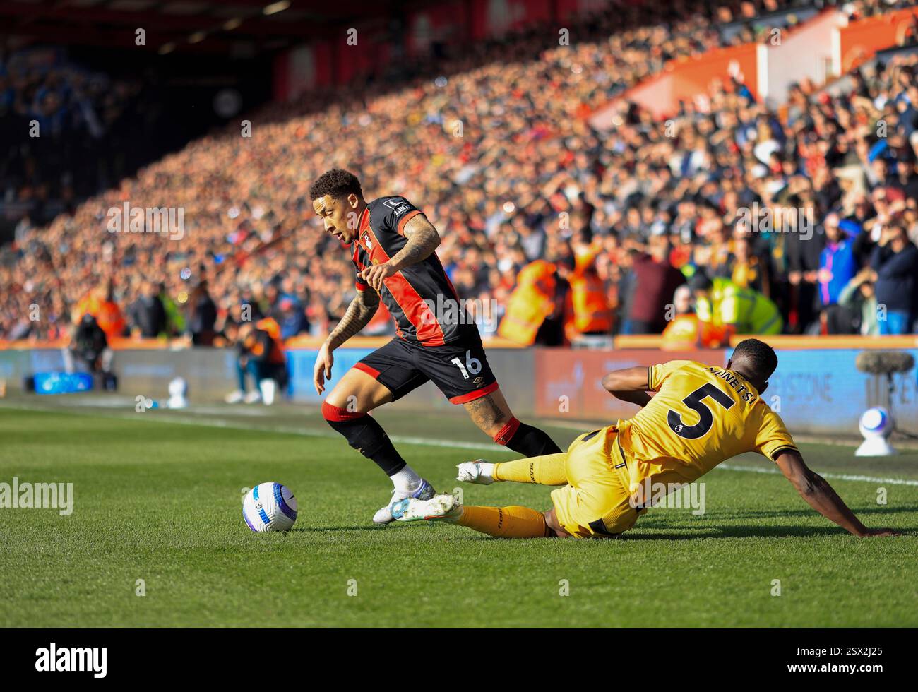 Vitality Stadium, Boscombe, Dorset, UK. 22nd Feb, 2025. Premier League ...