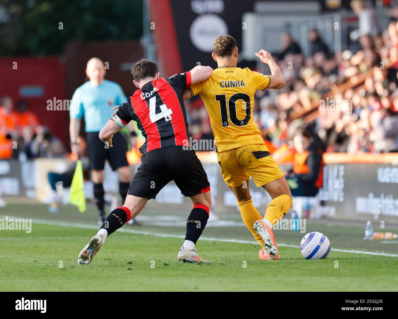 Vitality Stadium, Boscombe, Dorset, UK. 22nd Feb, 2025. Premier League ...