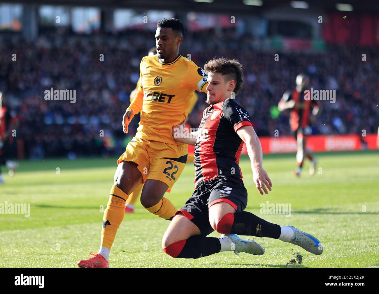 Vitality Stadium, Boscombe, Dorset, UK. 22nd Feb, 2025. Premier League ...