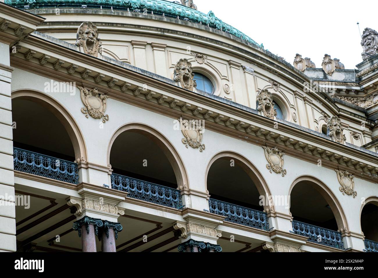 Sao Paulo, Brazil - dec31, 2024: Details left facade of external ...