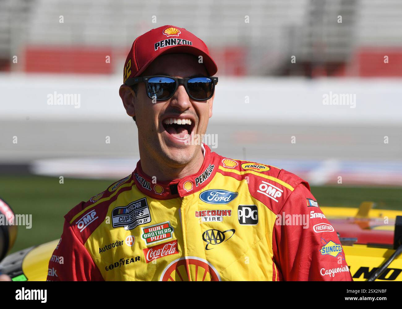 ATLANTA, GA - FEBRUARY 22: Joey Logano (#22 Team Penske Shell Pennzoil ...