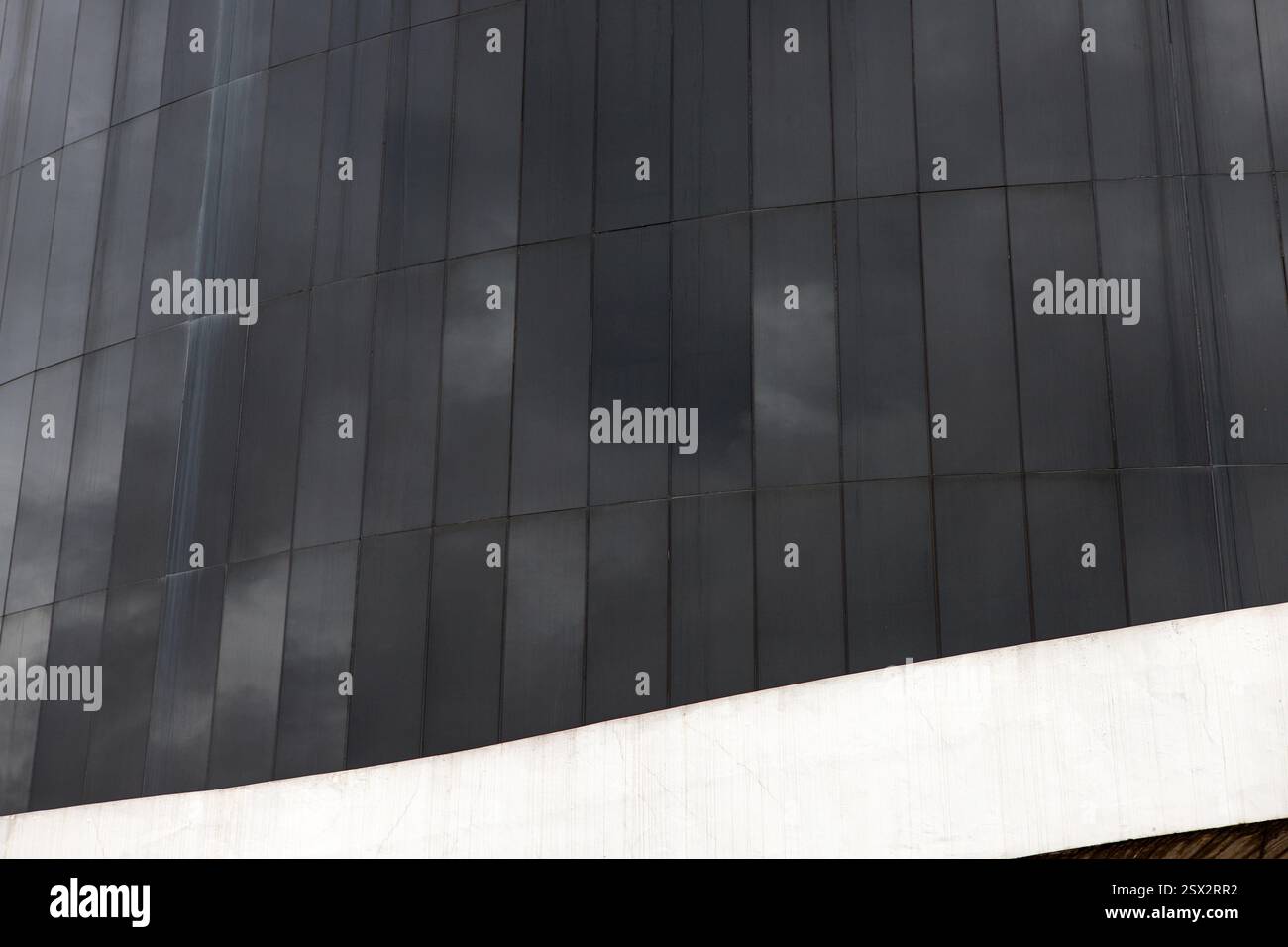 Sao Paulo, Brazil, Aug 28, 2021. Detail of Memorial of Latin America ...