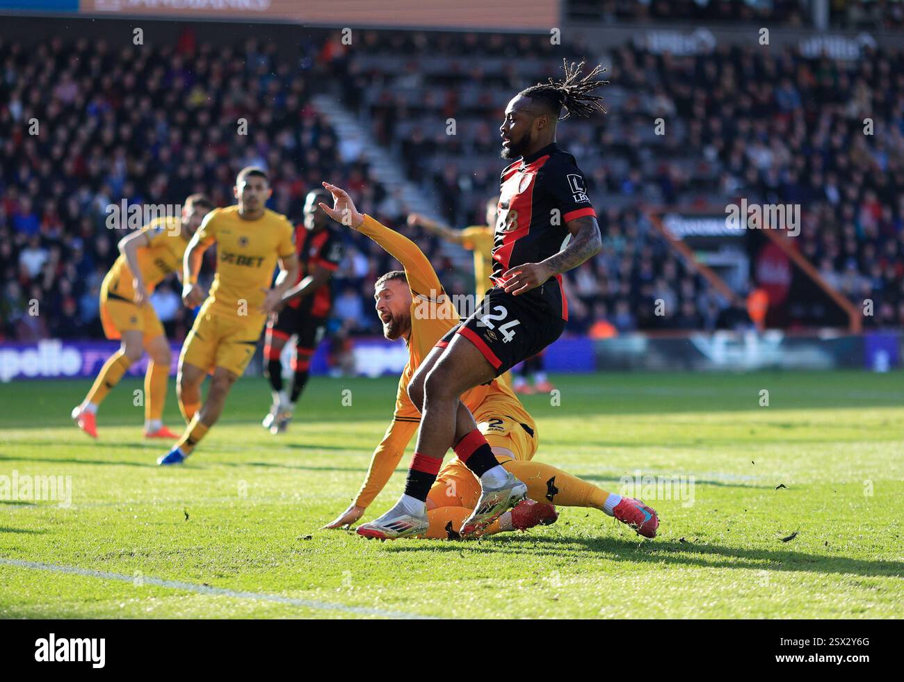 Vitality Stadium, Boscombe, Dorset, UK. 22nd Feb, 2025. Premier League ...