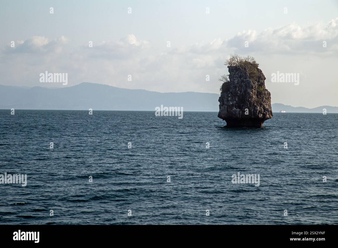 Krabi, Thailand, February 6th, 2025, seascape showing the many islands ...