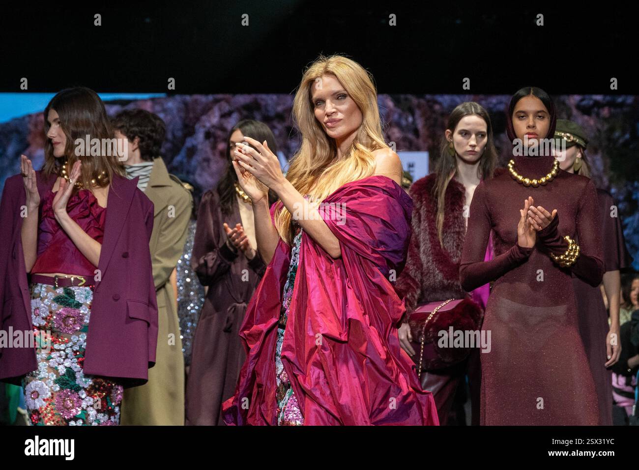 Madrid, Madrid, Spain. 22nd Feb, 2025. ESTHER CAÃ‘ADAS walks the runway ...