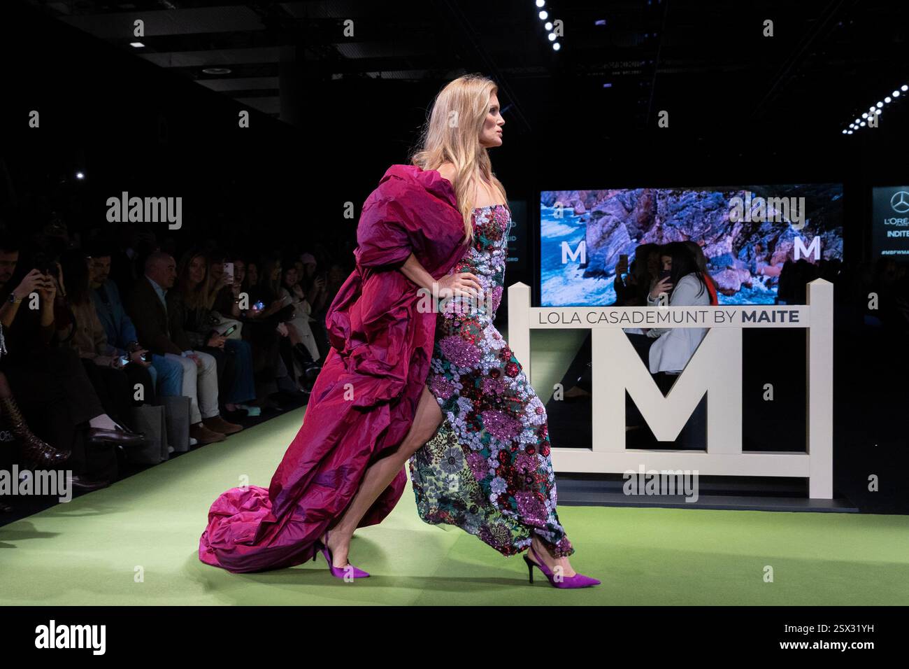 Madrid, Madrid, Spain. 22nd Feb, 2025. ESTHER CAÃ‘ADAS walks the runway ...