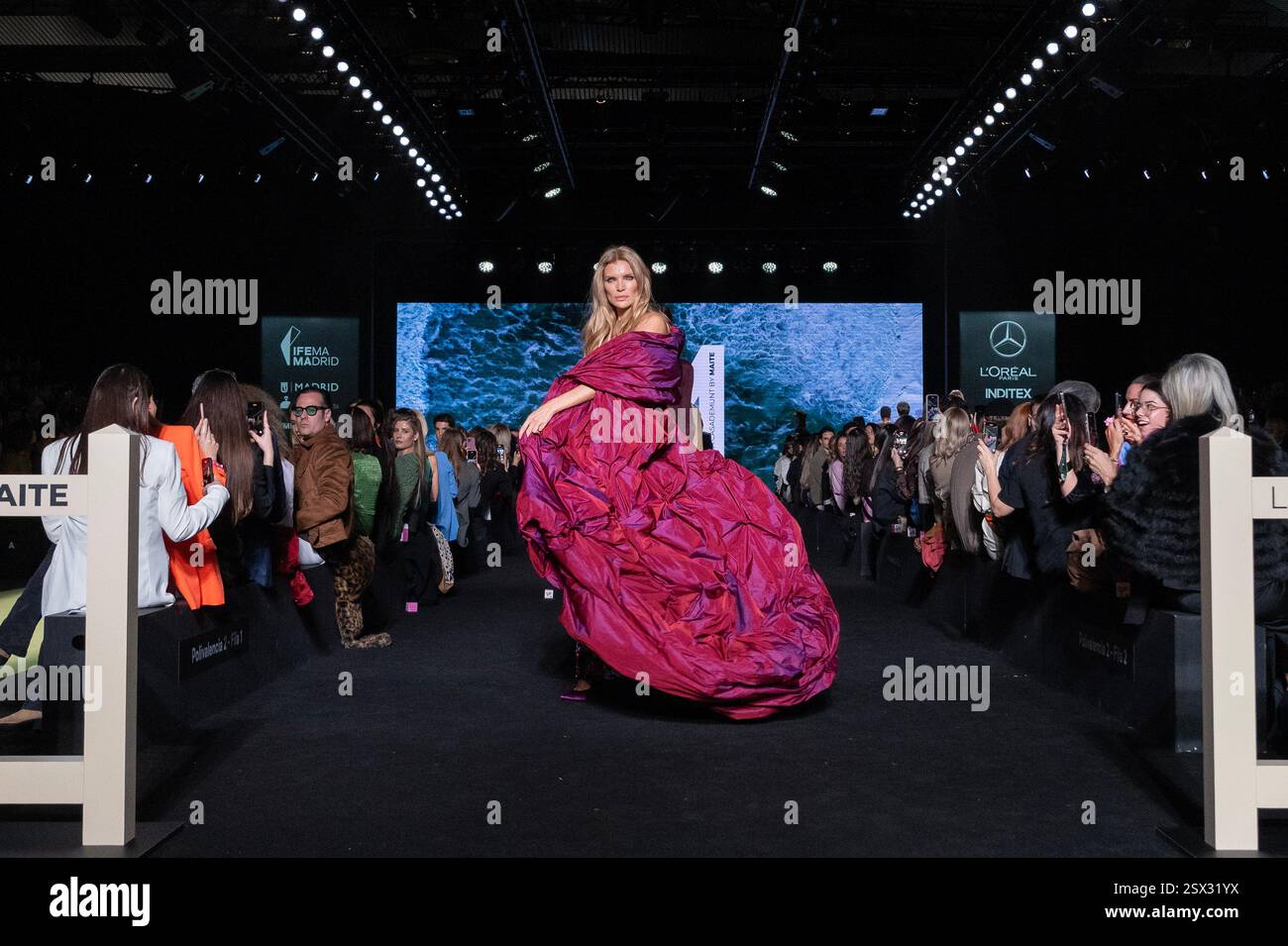 Madrid, Madrid, Spain. 22nd Feb, 2025. ESTHER CAÃ‘ADAS walks the runway ...