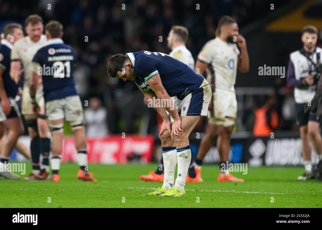 London, UK. 22nd Feb, 2025. England v Scotland - Six Nations ...