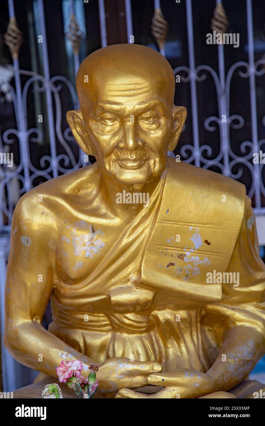 Wat Plai Laem, Bophut, Koh Samui, Thailand, February 2025, visitors may ...
