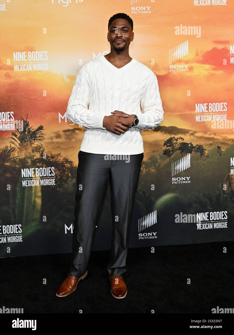 January 20, 2025, Culver City, California, USA: Justin Cornwell attends the ''Nine Bodies in a ...