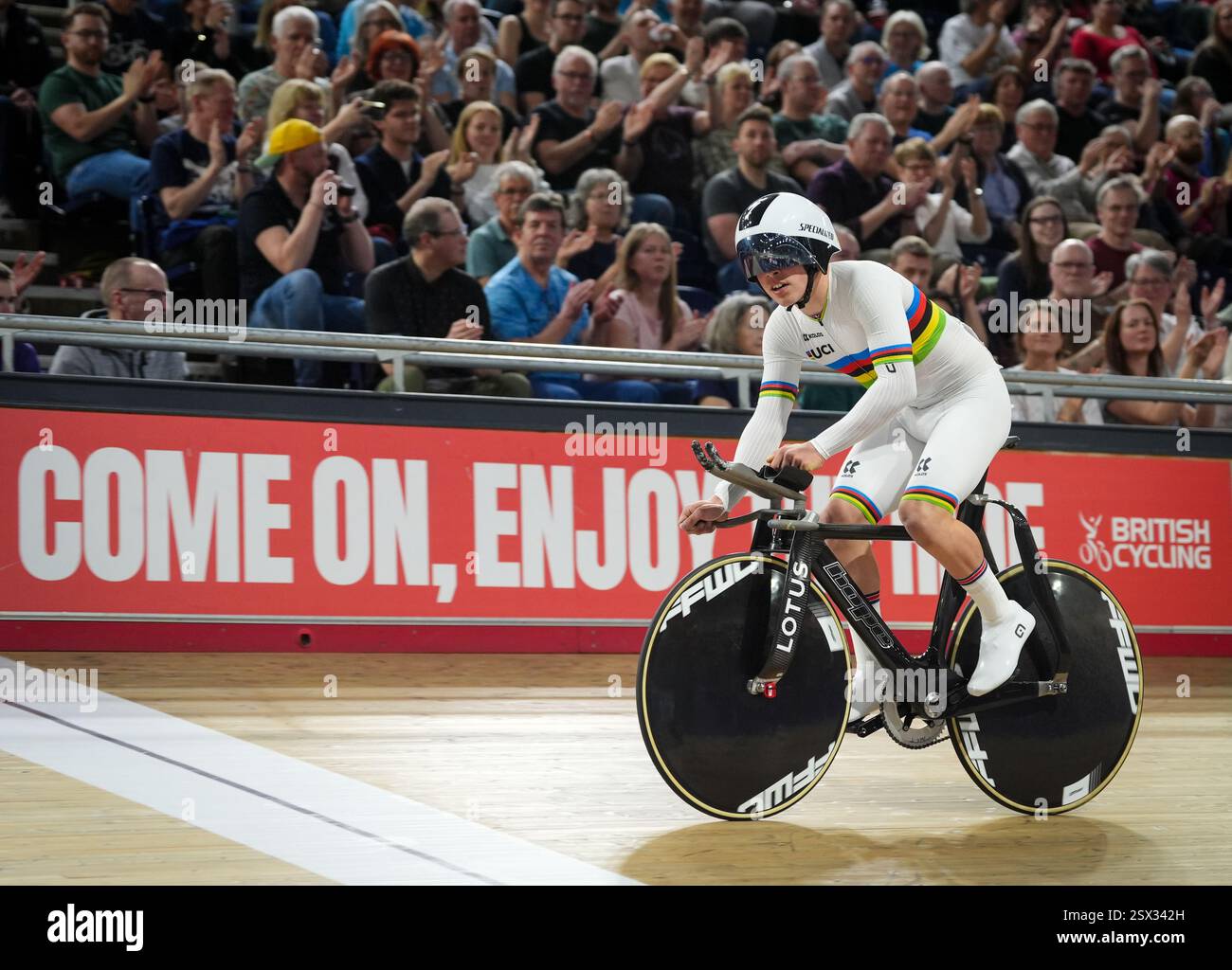Archie Atkinson celebrates following the Men's Para C4 Individual ...