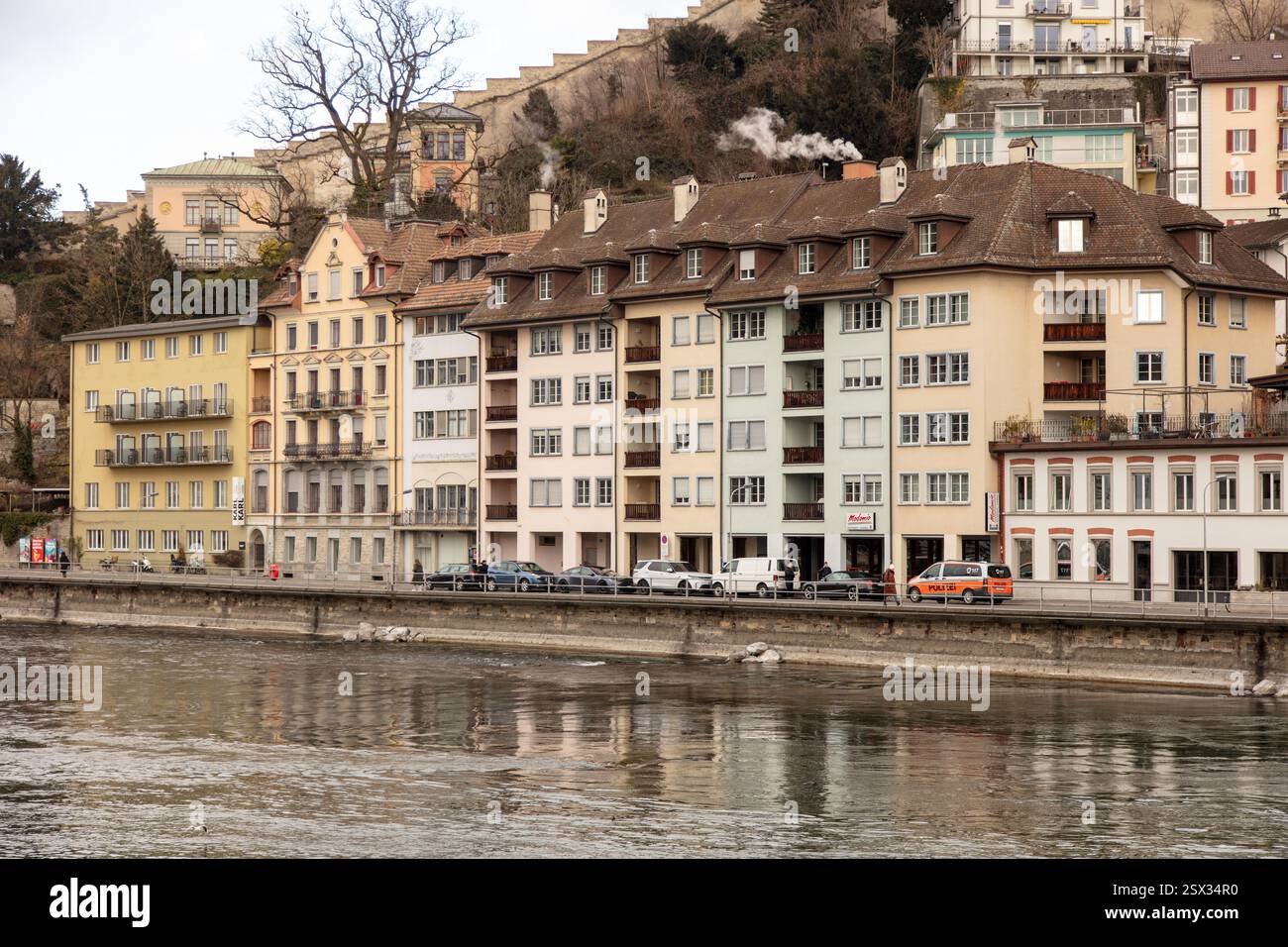 January 13, 2025. Switzerland, Lucerne. Historical and modern ...