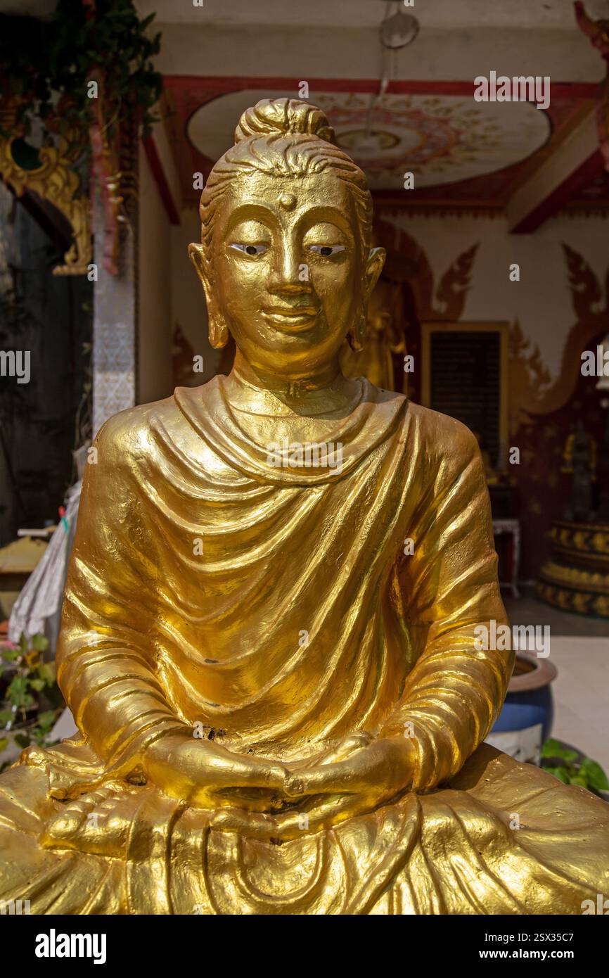 Koh Samui, Thailand, February 10th 2025, a close up shot of a gold ...