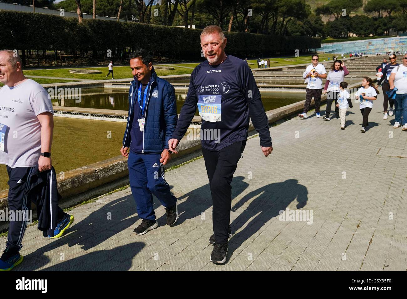 Boris Franz Becker and lilian de carvalho monteiro in naples Boris ...