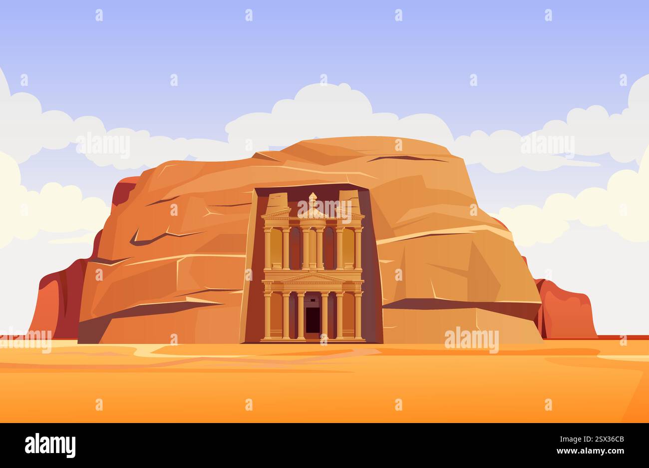 Architecture jordan Stock Vector Images - Alamy