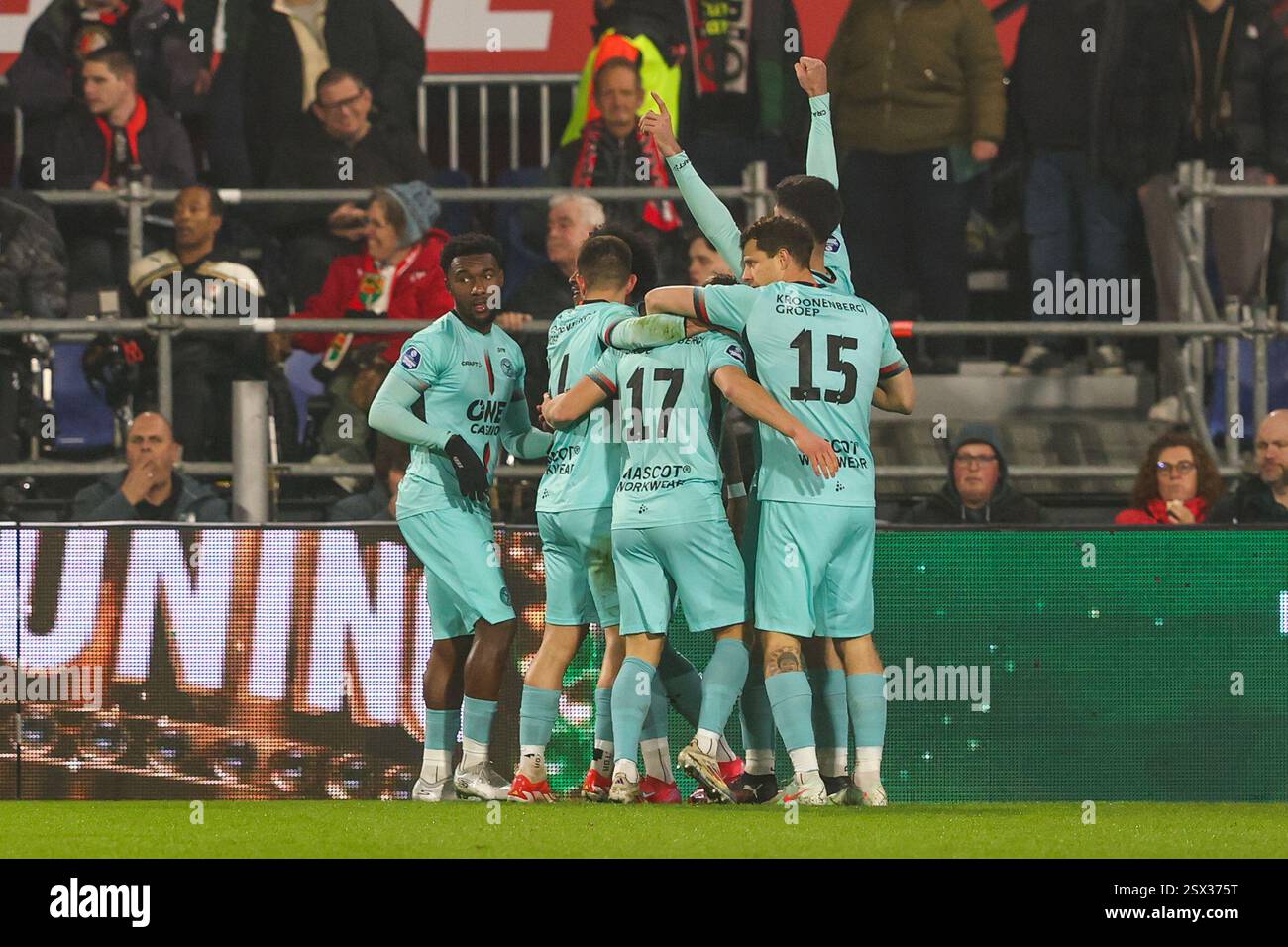 ROTTERDAM, NETHERLANDS - FEBRUARY 22: Thomas Robinet of Almere City FC ...