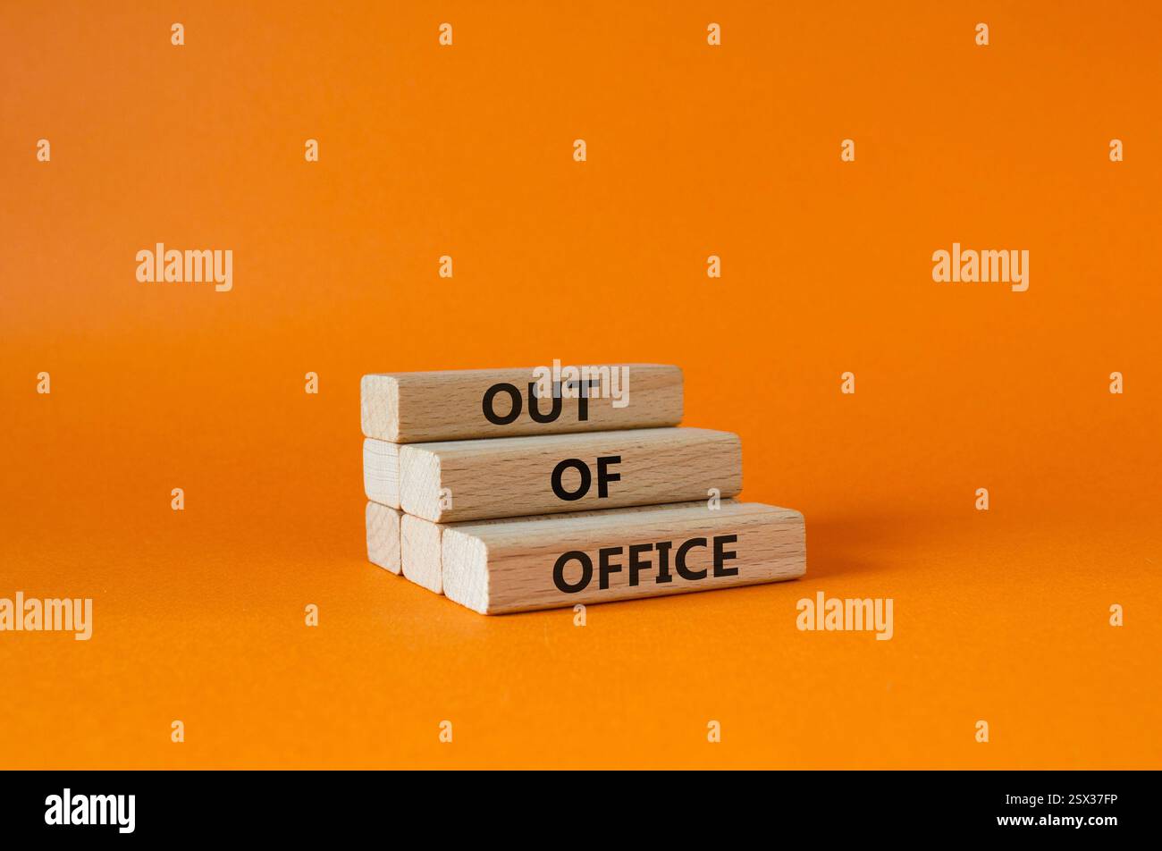 Out of Office symbol. Concept words Out of Office on wooden blocks ...