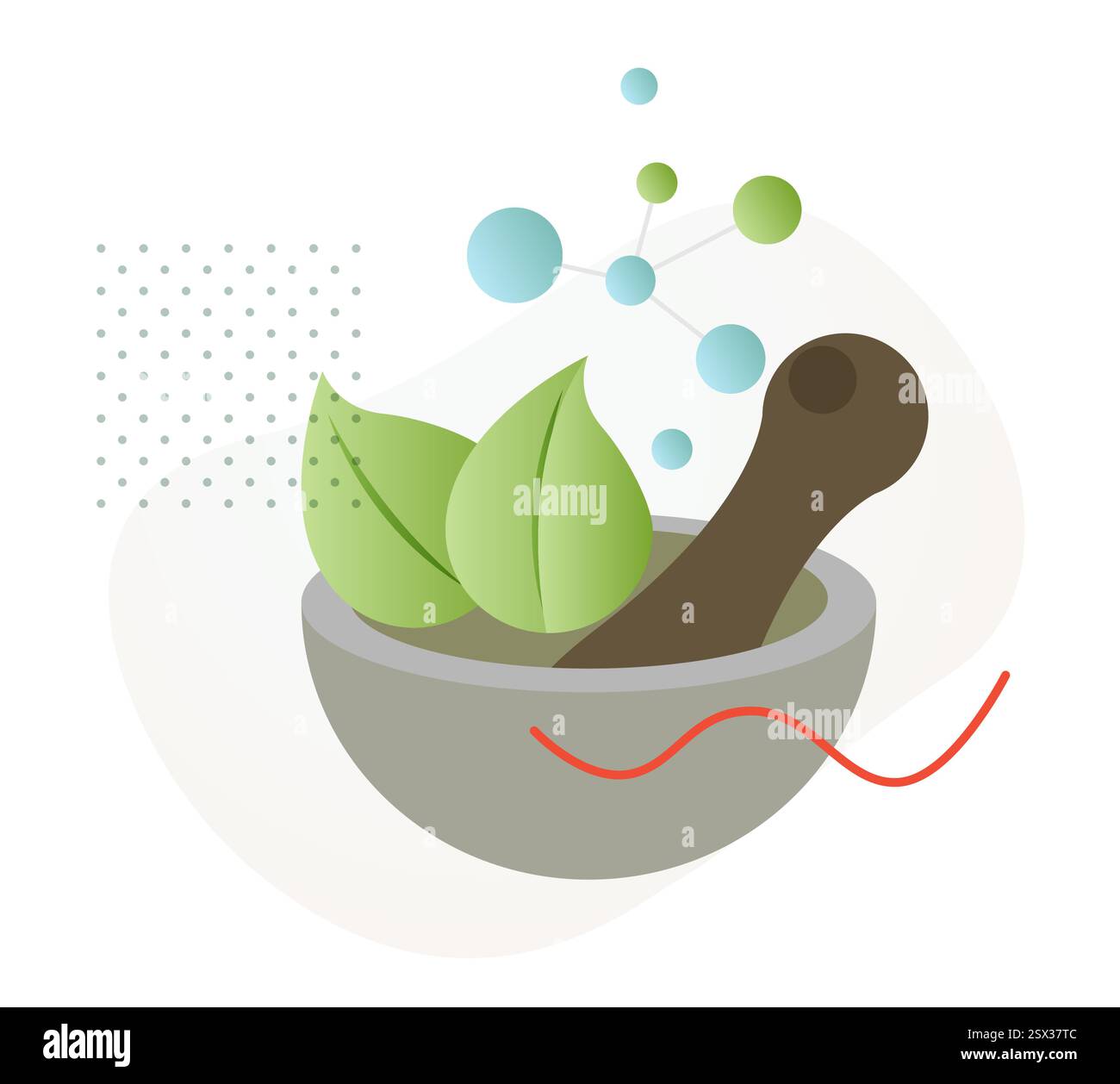 Mortar Pestle - Pharmacy Drug Formulation - Stock Illustration as EPS ...