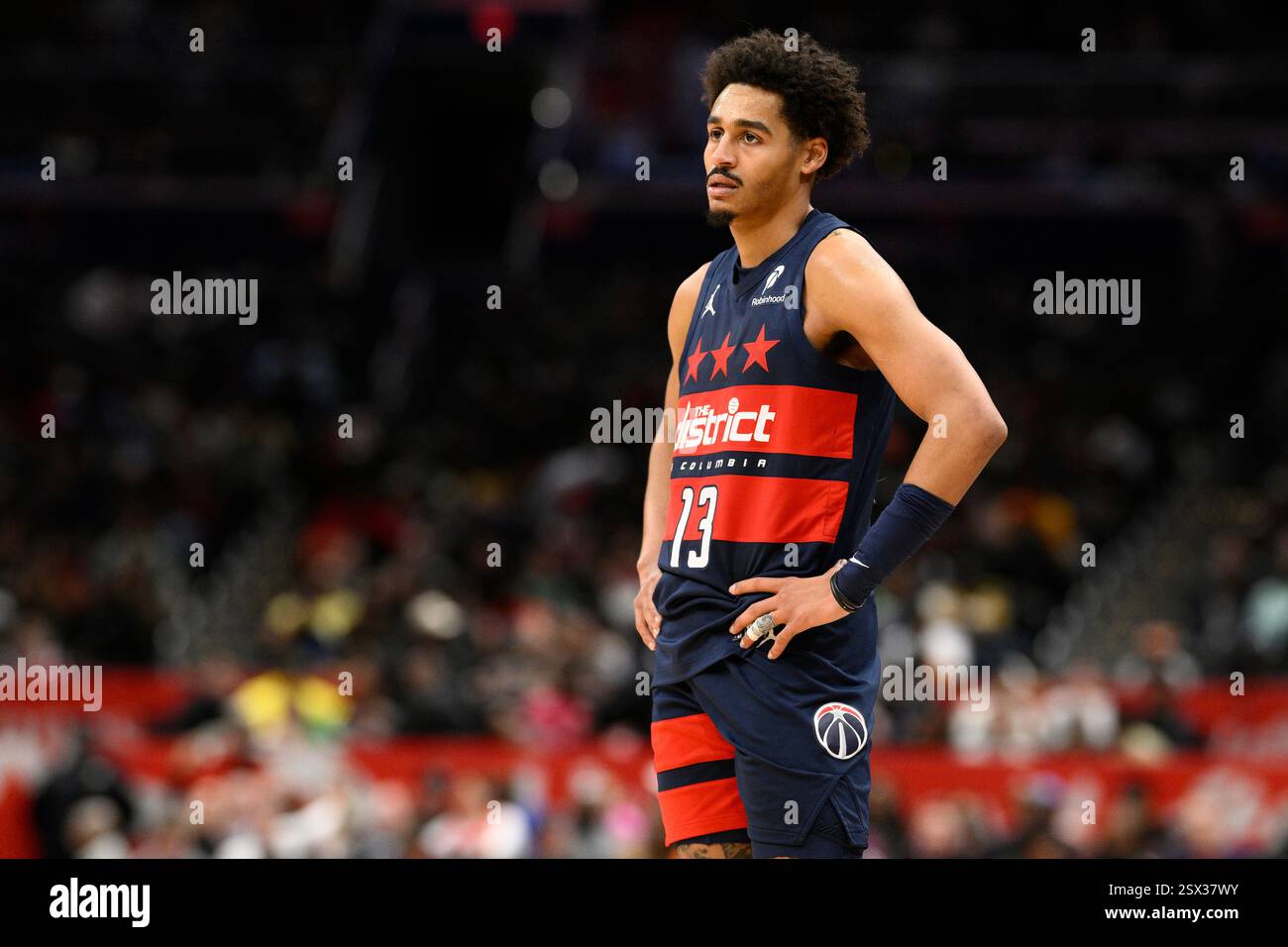 Washington Wizards guard Jordan Poole (13) in action during the second ...