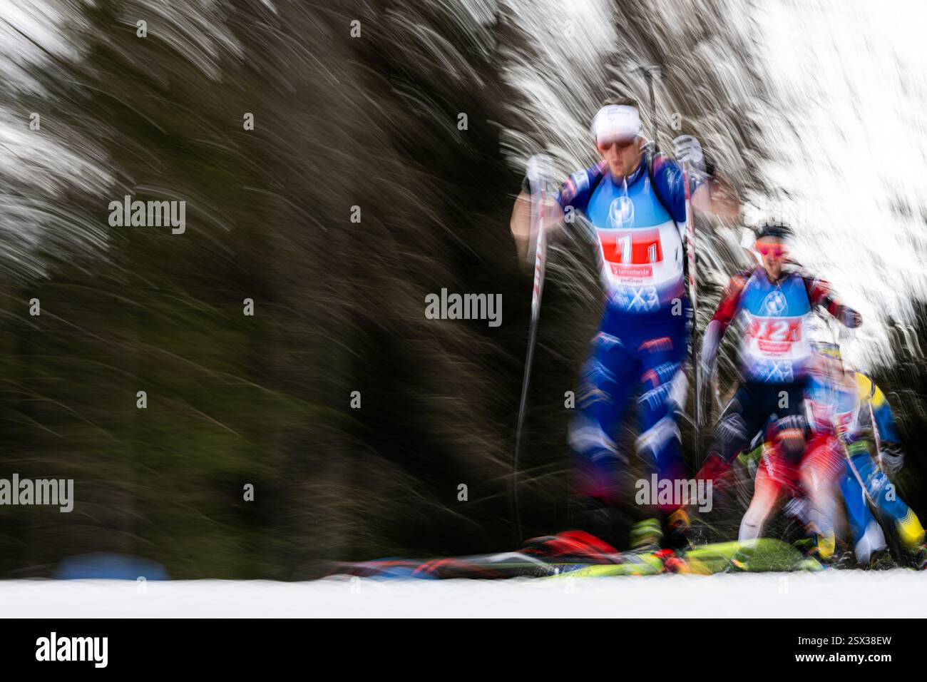 Emilien Claude of, France. , . and Patrick Jakob of Austria compete in ...