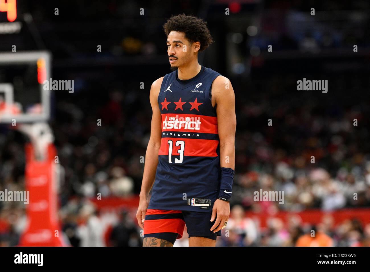 Washington Wizards guard Jordan Poole (13) in action during the second ...