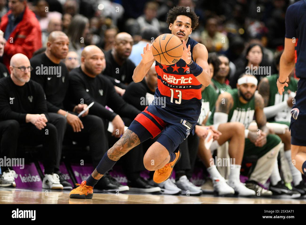 Washington Wizards guard Jordan Poole (13) in action during the second ...