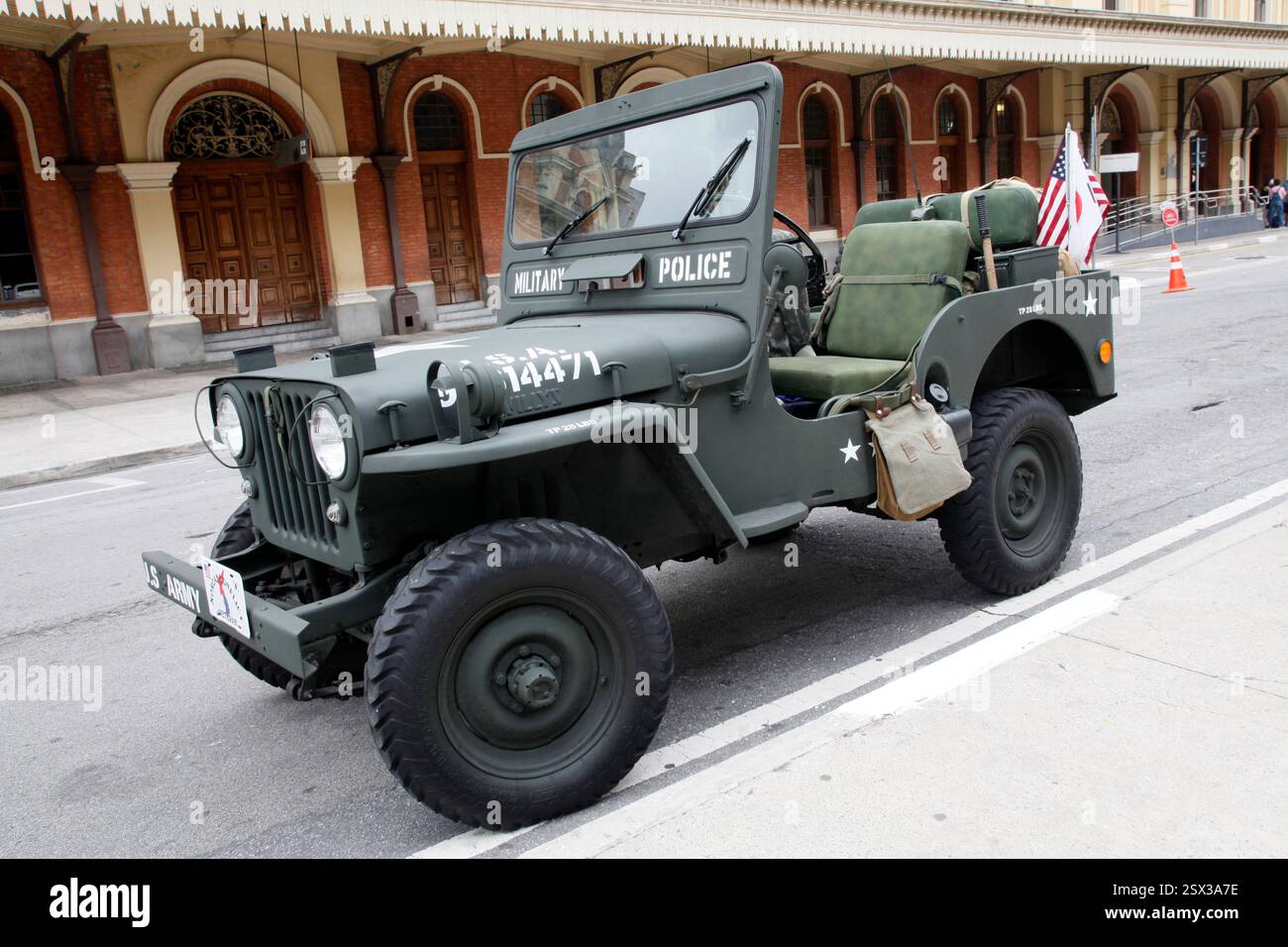 Sao Paulo, Brazil - Nov 04, 2012 - willys second world war jeep Stock ...