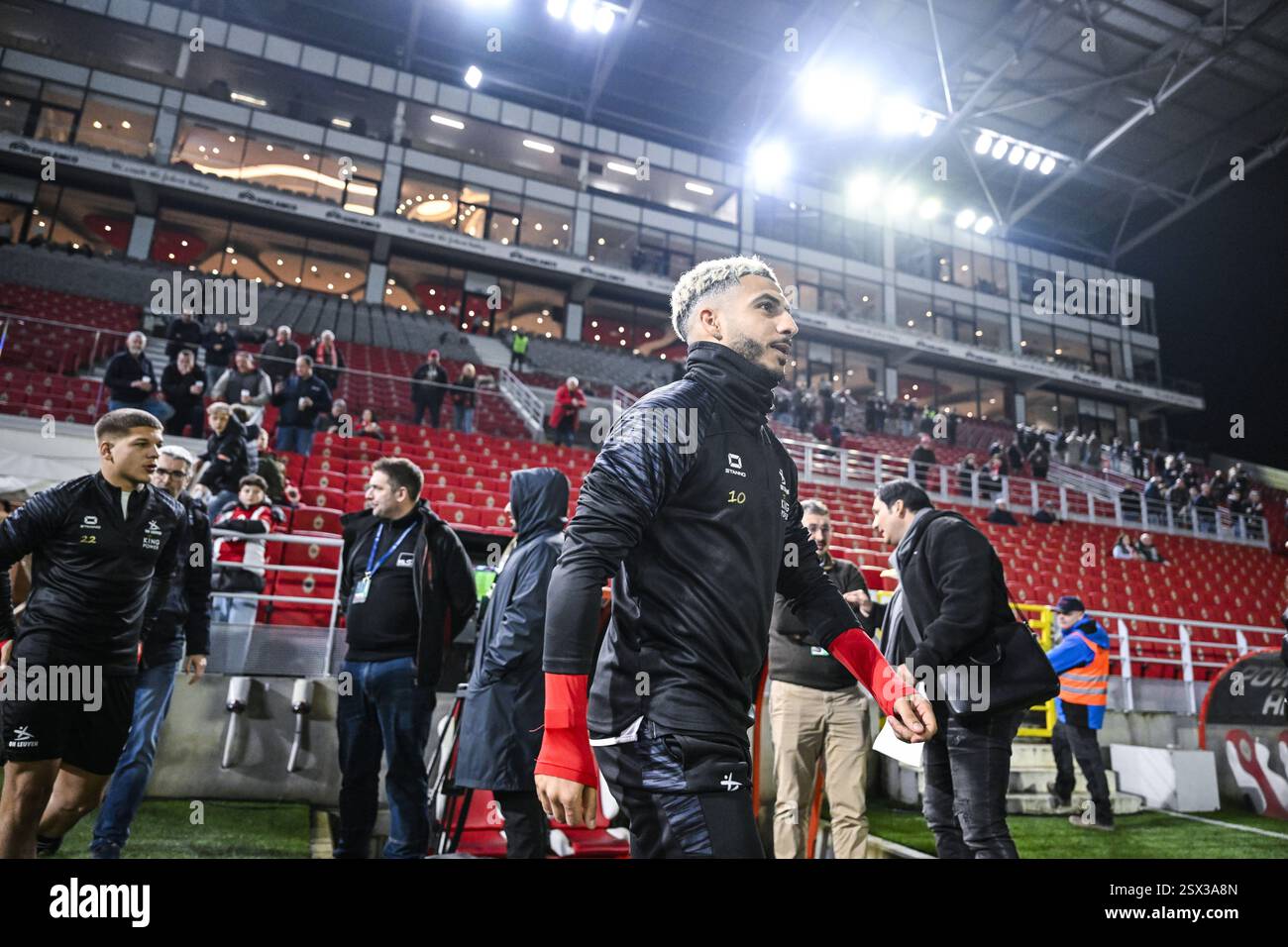 OHL's Youssef Maziz pictured before a soccer match between Royal Antwerp FC and Oud-Heverlee ...