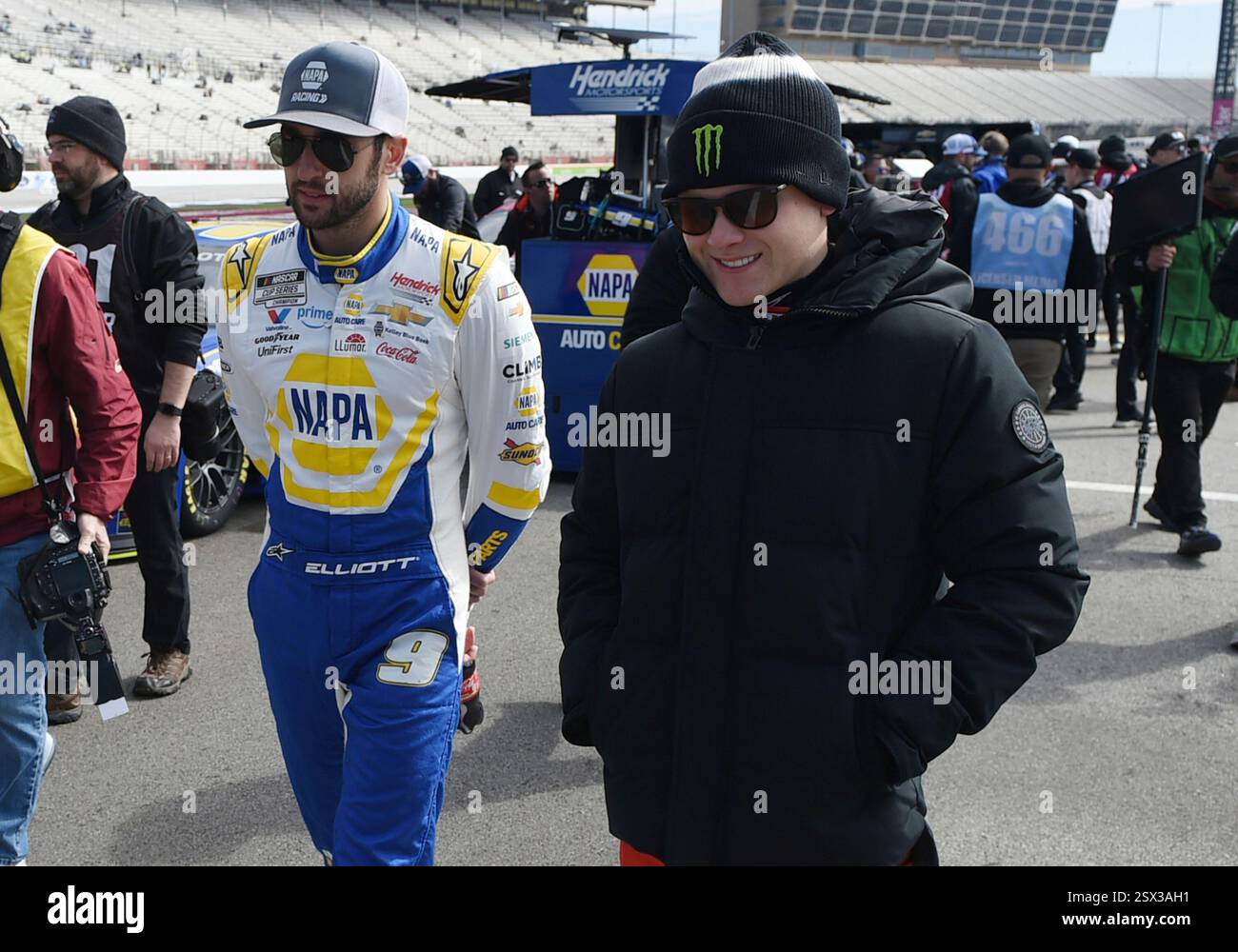 ATLANTA, GA - FEBRUARY 22: Chase Elliott (#9 Hendrick Motorsports NAPA ...