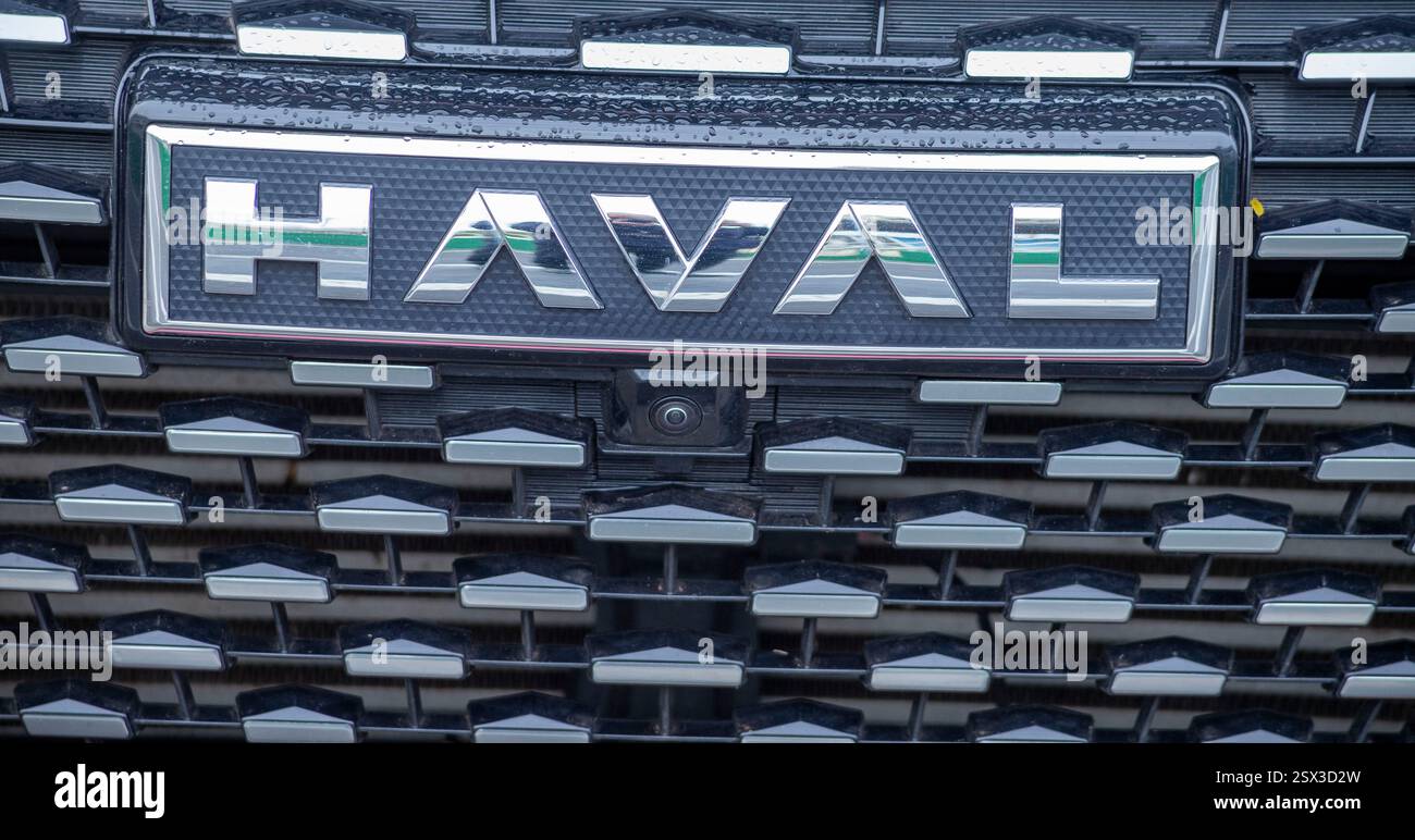 Sao Paulo, Brazil - july - 2023 - Close-up of the Haval h6, chinese ...