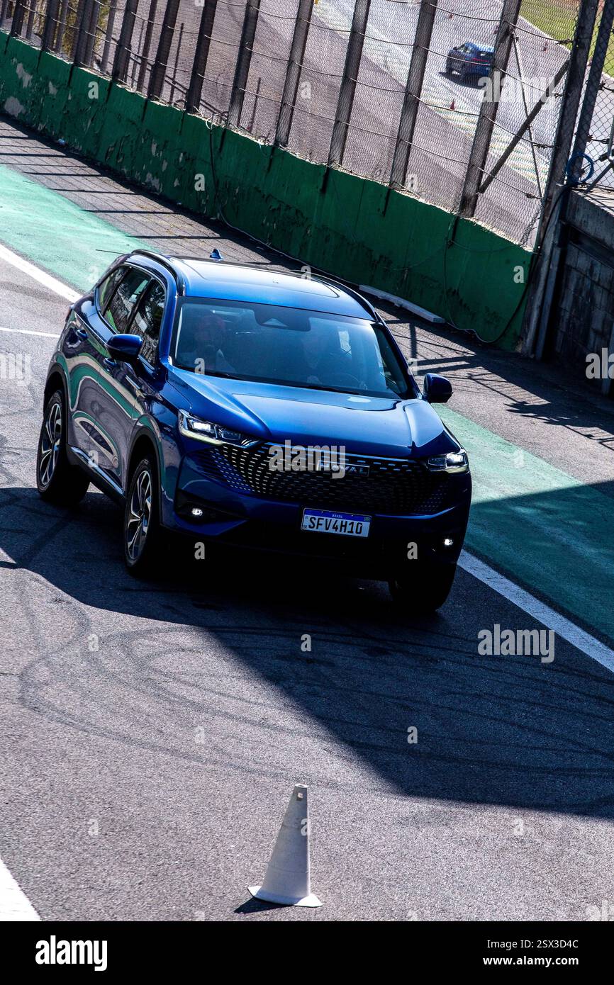 Sao Paulo, Brazil - july - 2023 - Haval, a Chinese hybrid car on a test ...