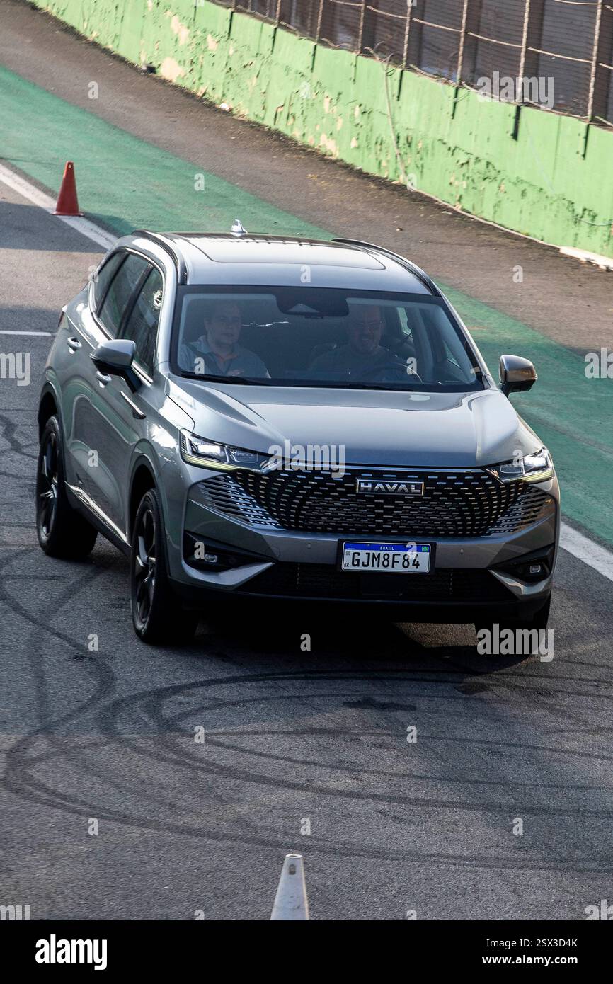 Sao Paulo, Brazil - july - 2023 - Haval, a Chinese hybrid car on a test ...
