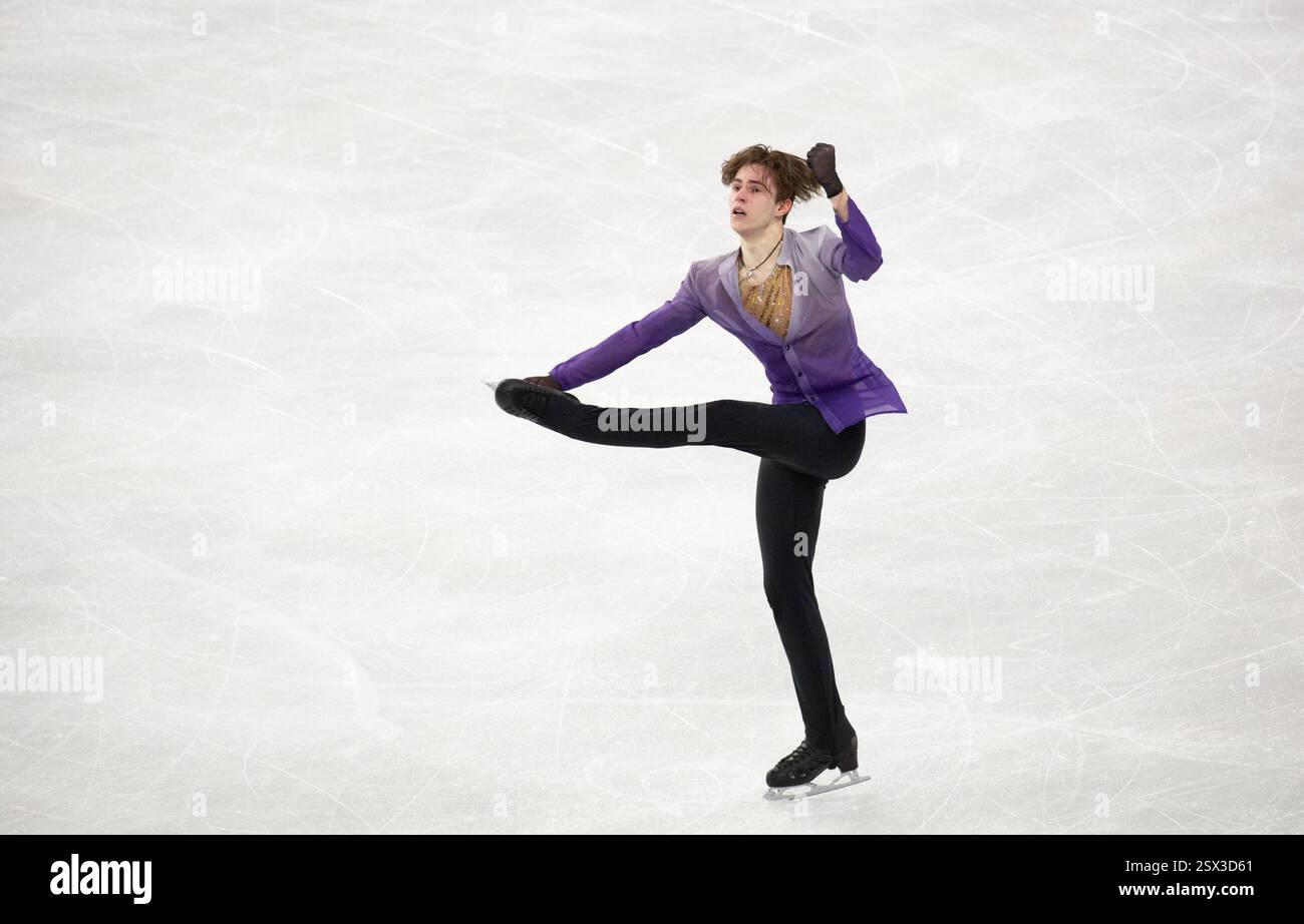 Mikhail Shaidorov (KAZ), Feb 22, 2025 - Figure Skating : The Men's Free Skating at ISU Four ...