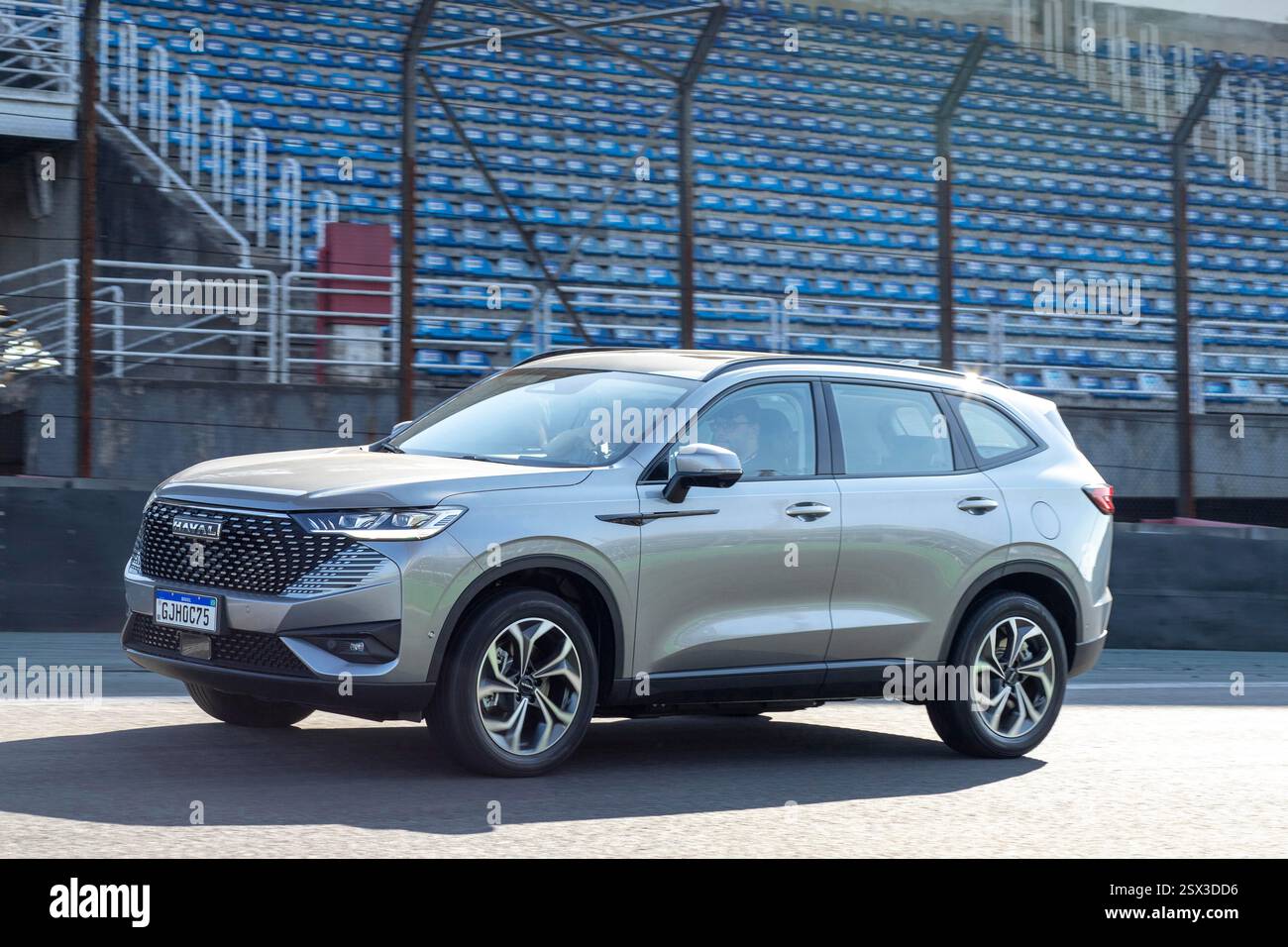 Sao Paulo, Brazil - july - 2023 - Haval, a Chinese hybrid car on a test ...