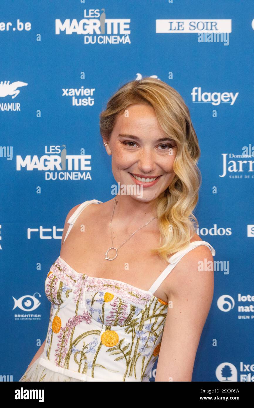 Brussels, Belgium. 22nd Feb, 2025. Déborah François poses for the ...