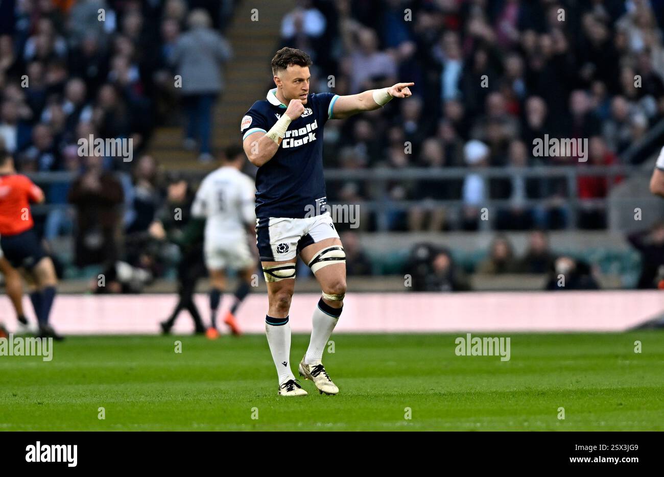 Twickenham, United Kingdom. 22nd Feb, 2025. Guinness Mens 6 Nations ...