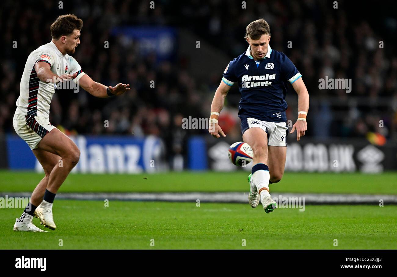 Twickenham, United Kingdom. 22nd Feb, 2025. Guinness Mens 6 Nations ...