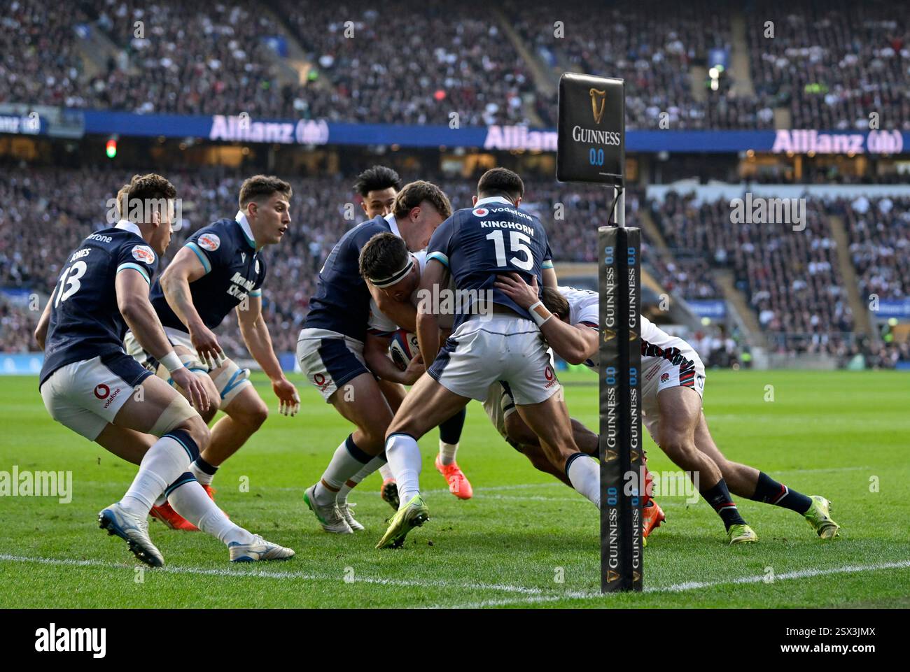 Twickenham, United Kingdom. 22nd Feb, 2025. Guinness Mens 6 Nations ...