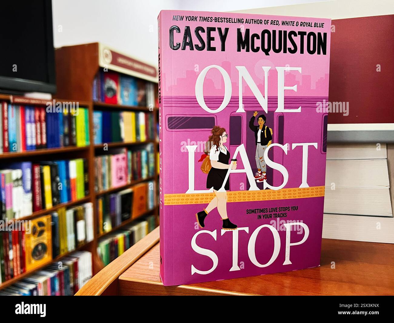 Lviv, Ukraine - February 20, 2025: One Last Stop by Casey McQuiston ...