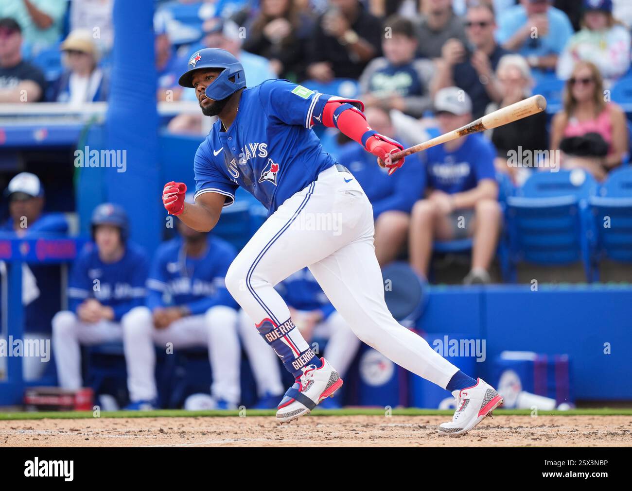 Dunedin, United States. 22nd Feb, 2025. Toronto Blue Jays first baseman ...