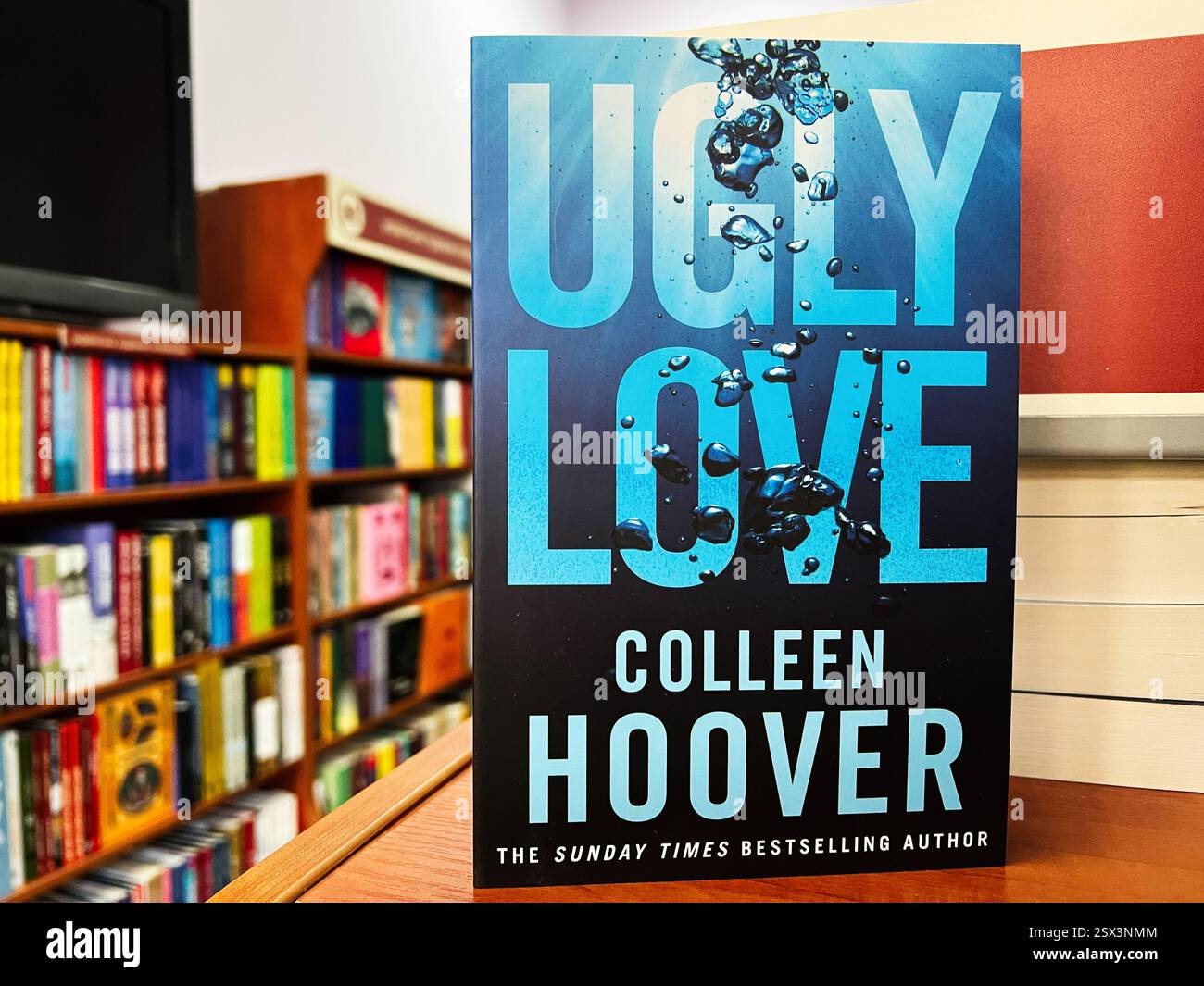 Lviv, Ukraine - February 20, 2025: Ugly Love by Colleen Hoover. A book ...