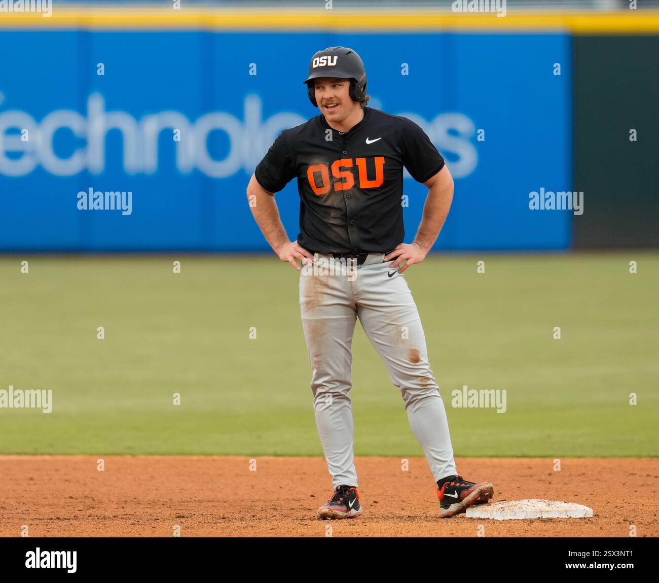 February 21, 2025, Round Rock, Texas, USA: Oregon State baserunner ...