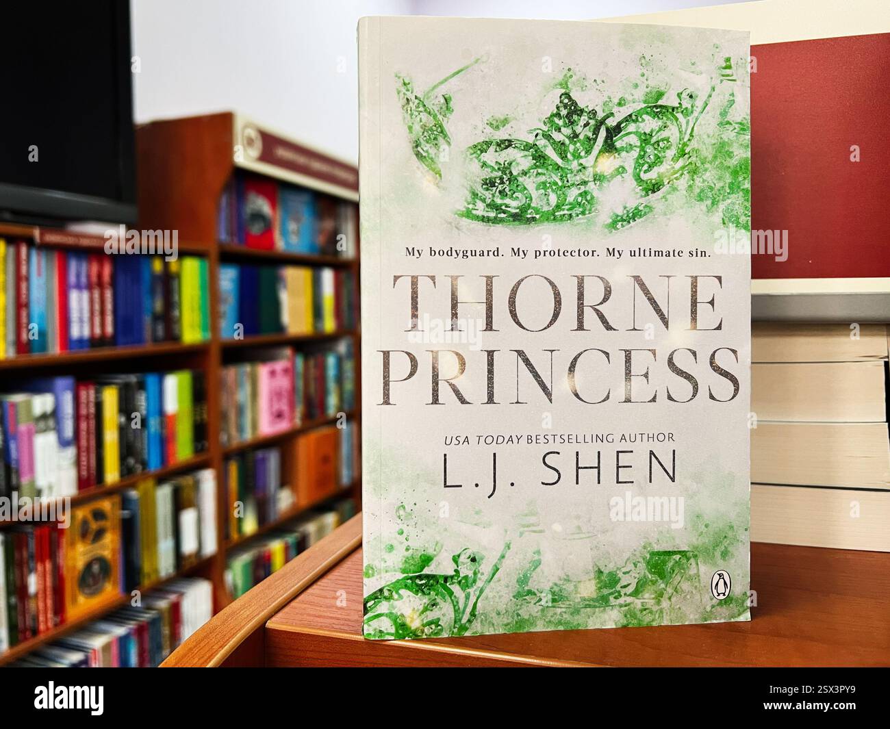 Lviv, Ukraine - February 20, 2025: Thorne Princess by L.J. Shen ...