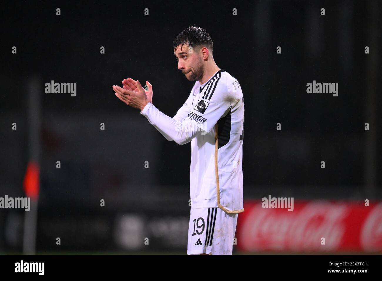 Eupen's Milos Pantovic pictured during a soccer match between KAS Eupen ...