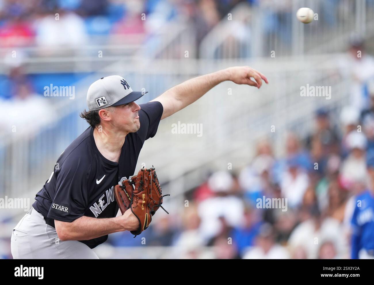 Dunedin, United States. 22nd Feb, 2025. New York Yankees pitcher Carlos ...