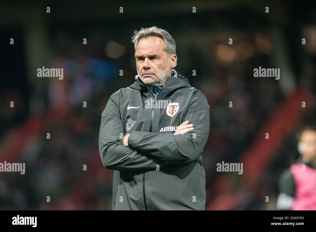 Toulouse, France. 22nd Feb, 2025. Head Coach Ugo Mola of Toulouse ...