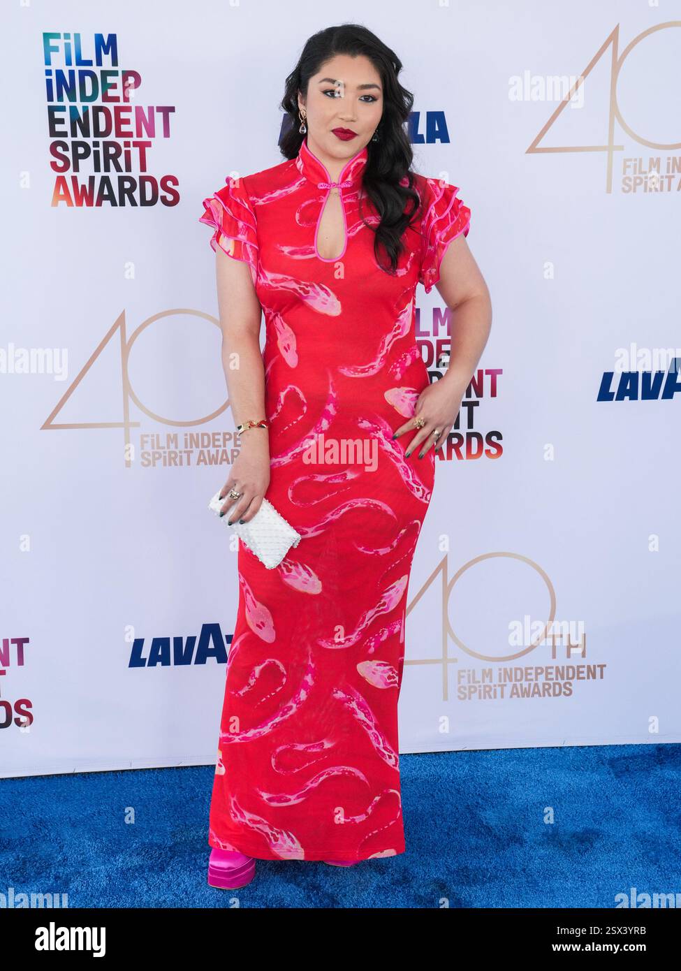 Los Angeles, USA. 22nd Feb, 2025. Jaylee Hamidi walking on the red ...