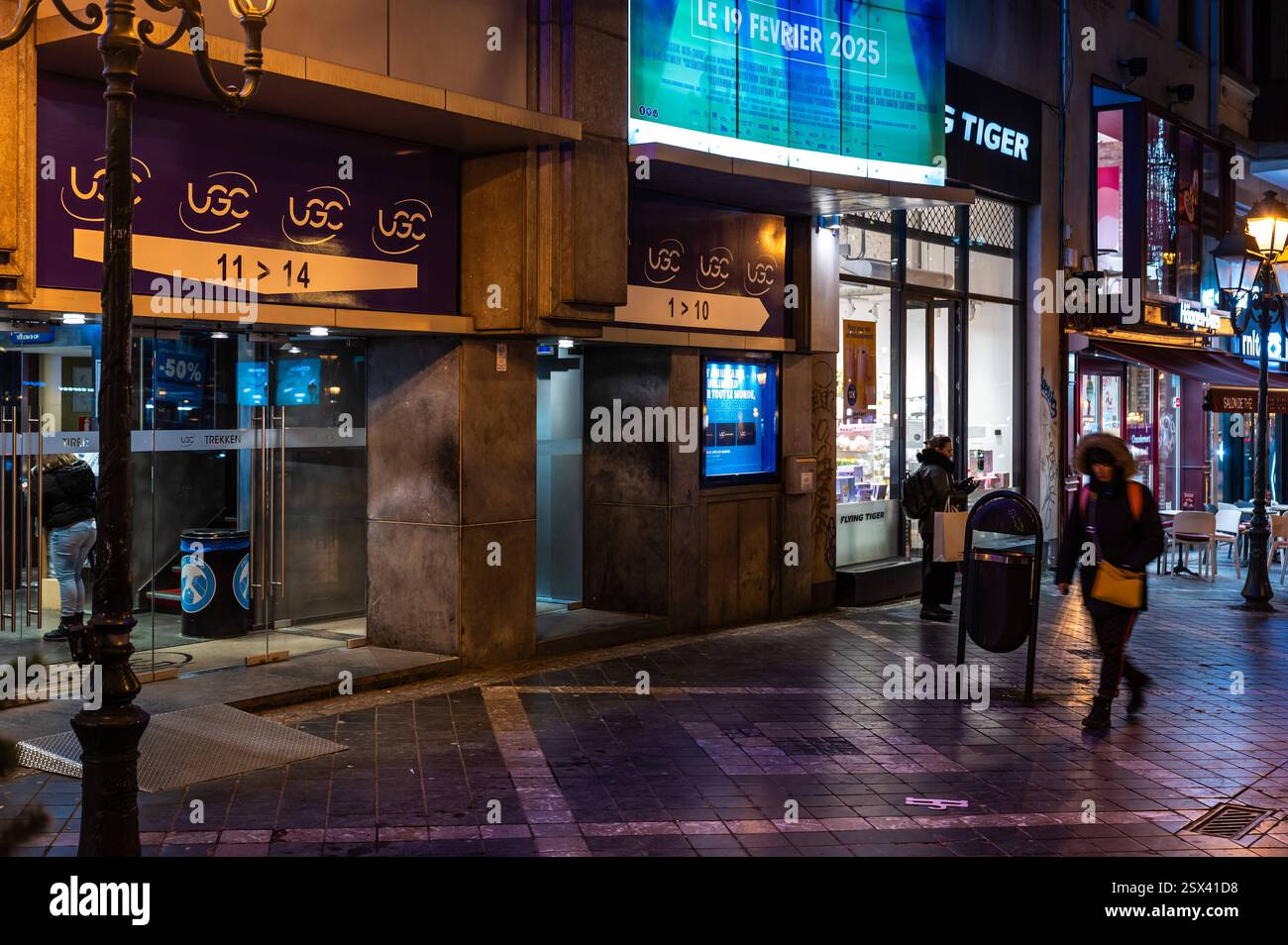 Entrance of the UGC movie theater at Gulden Vlies or Toison D or ...