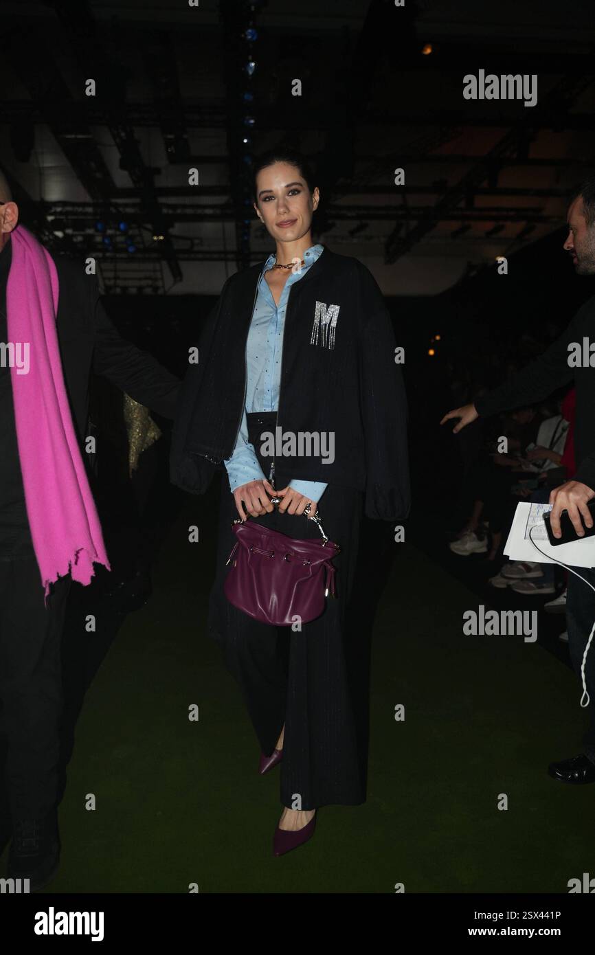 Madrid, Spain. 22nd Feb, 2025. Ella Travolta at the front row of ...