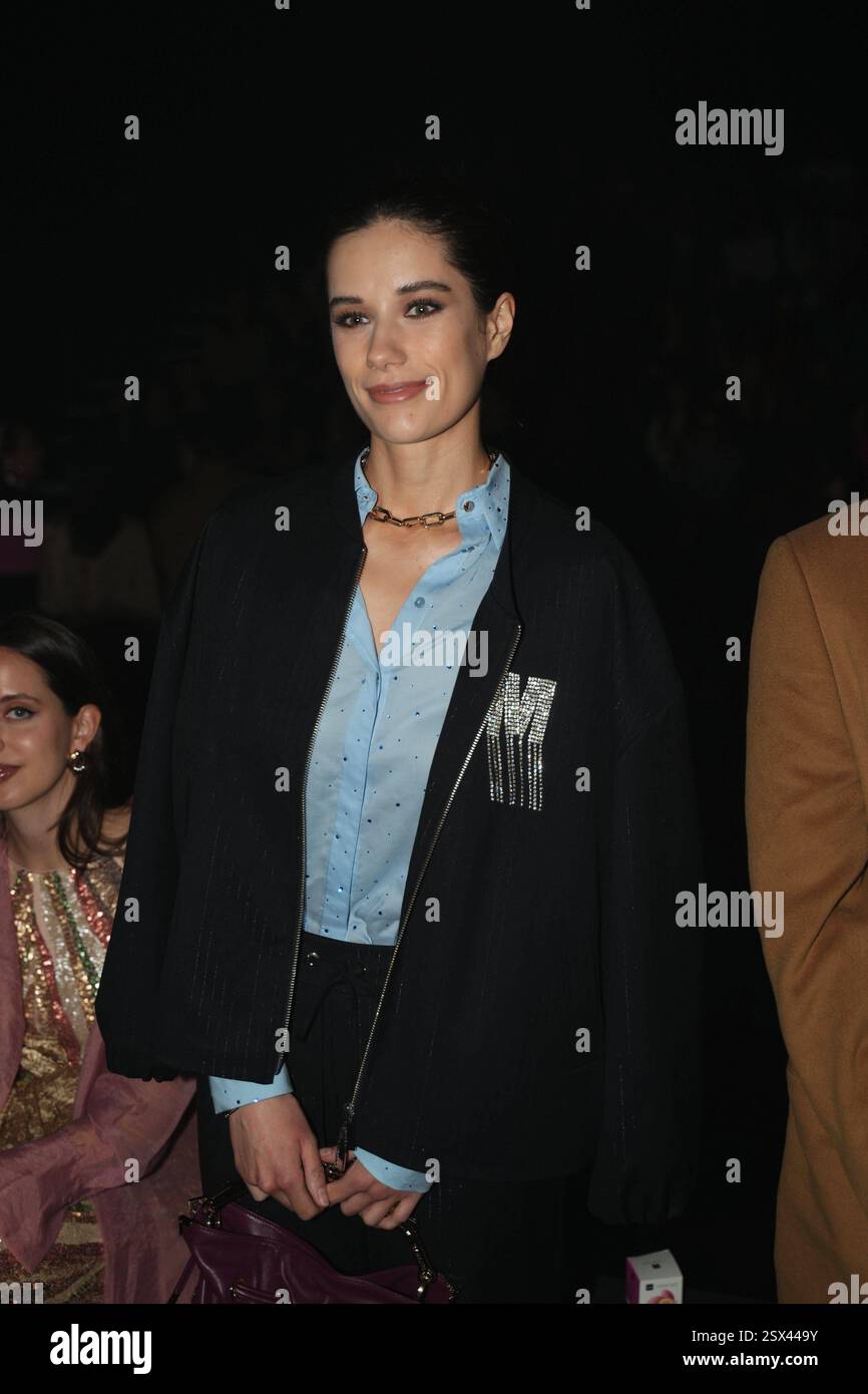 Ella Travolta at the front row of “LolaCasademunt“ collection during ...